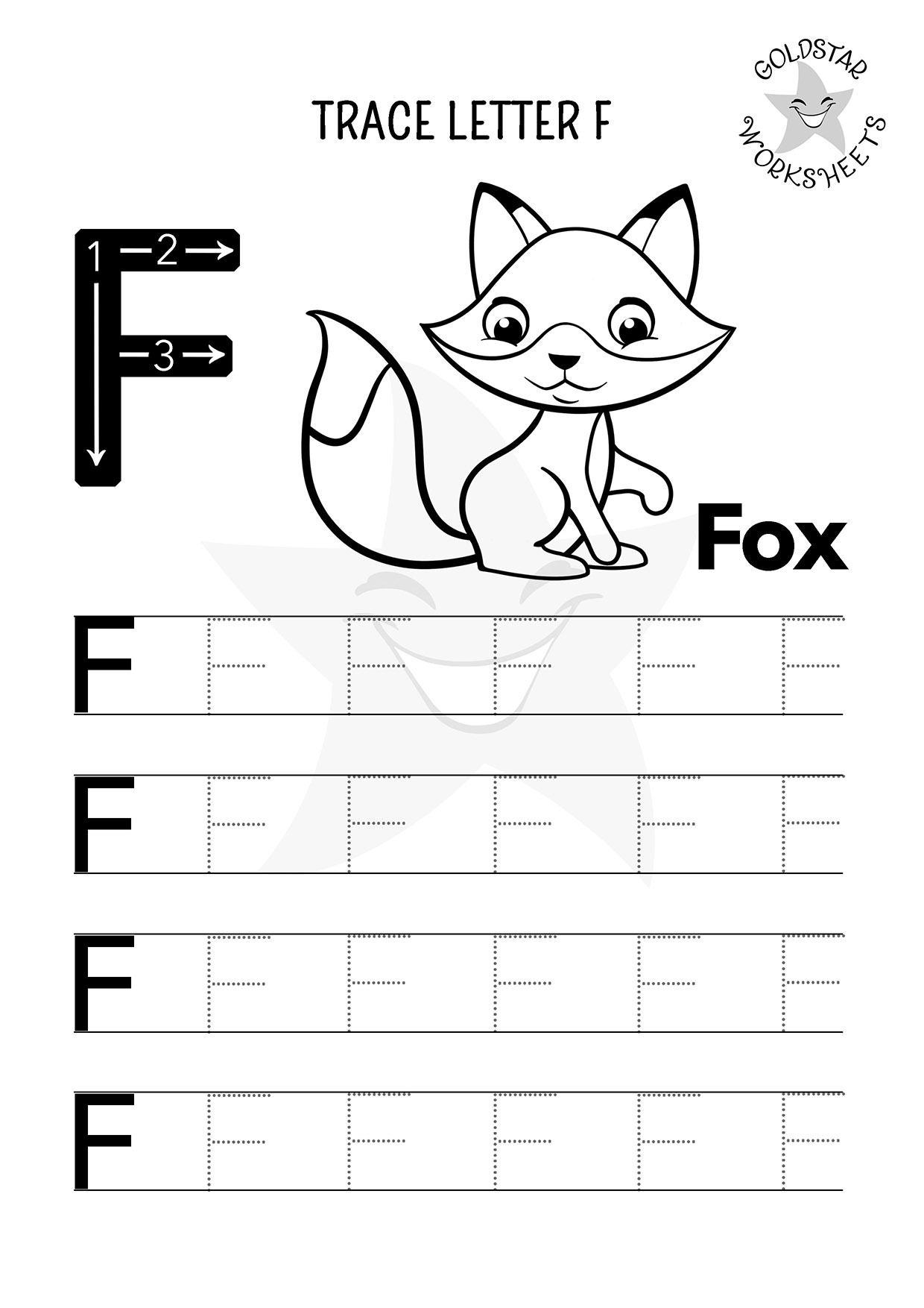 Letter F Tracing Worksheets For Kindergarten Free Pdf - Infoupdate.org