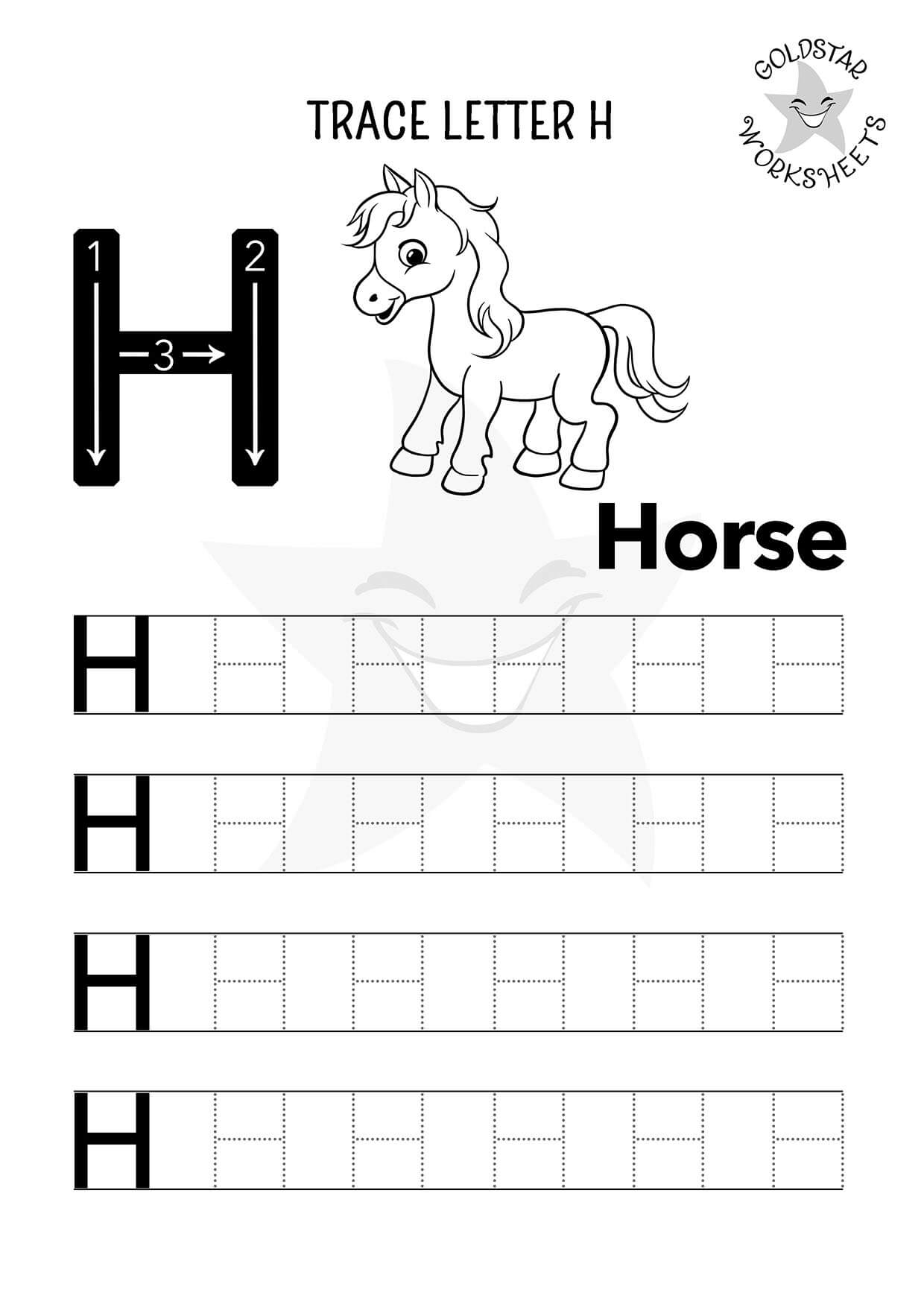 Free Letter H Tracing Worksheets – Fun & Educational for Kids!