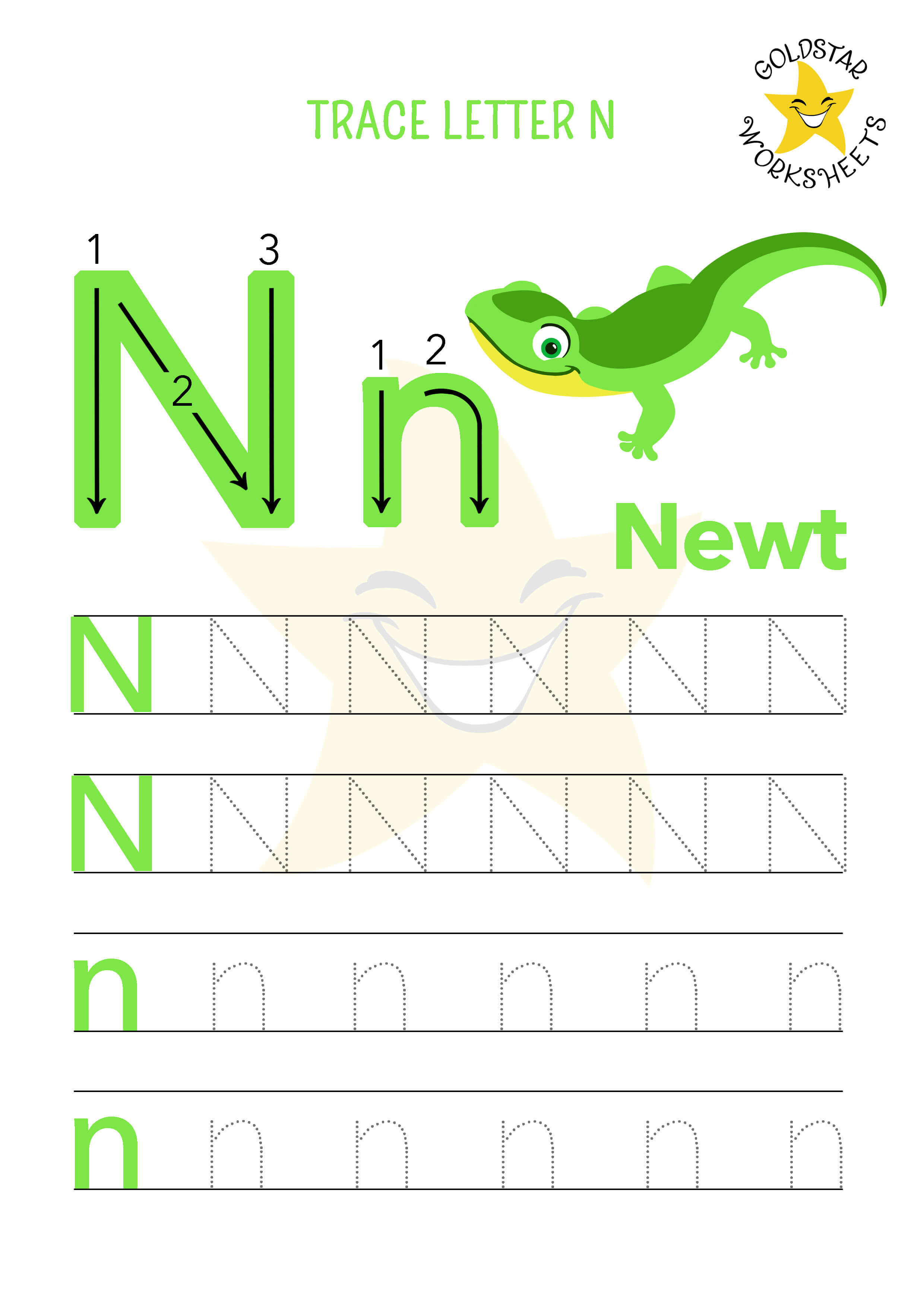 Free Letter N Tracing Worksheets – Fun Designs Perfect for Preschool!