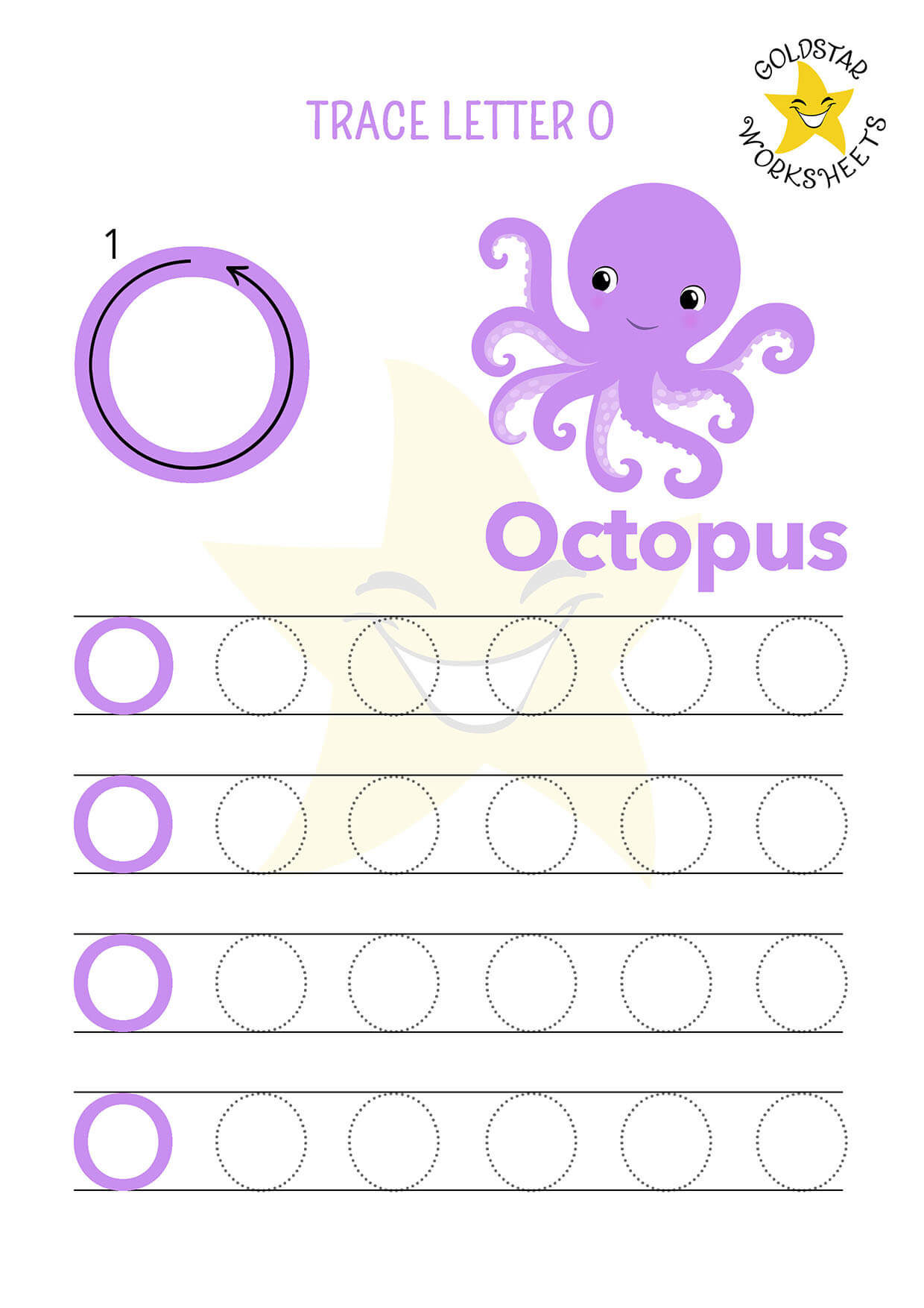Tracing Letter O Tracing Letter O