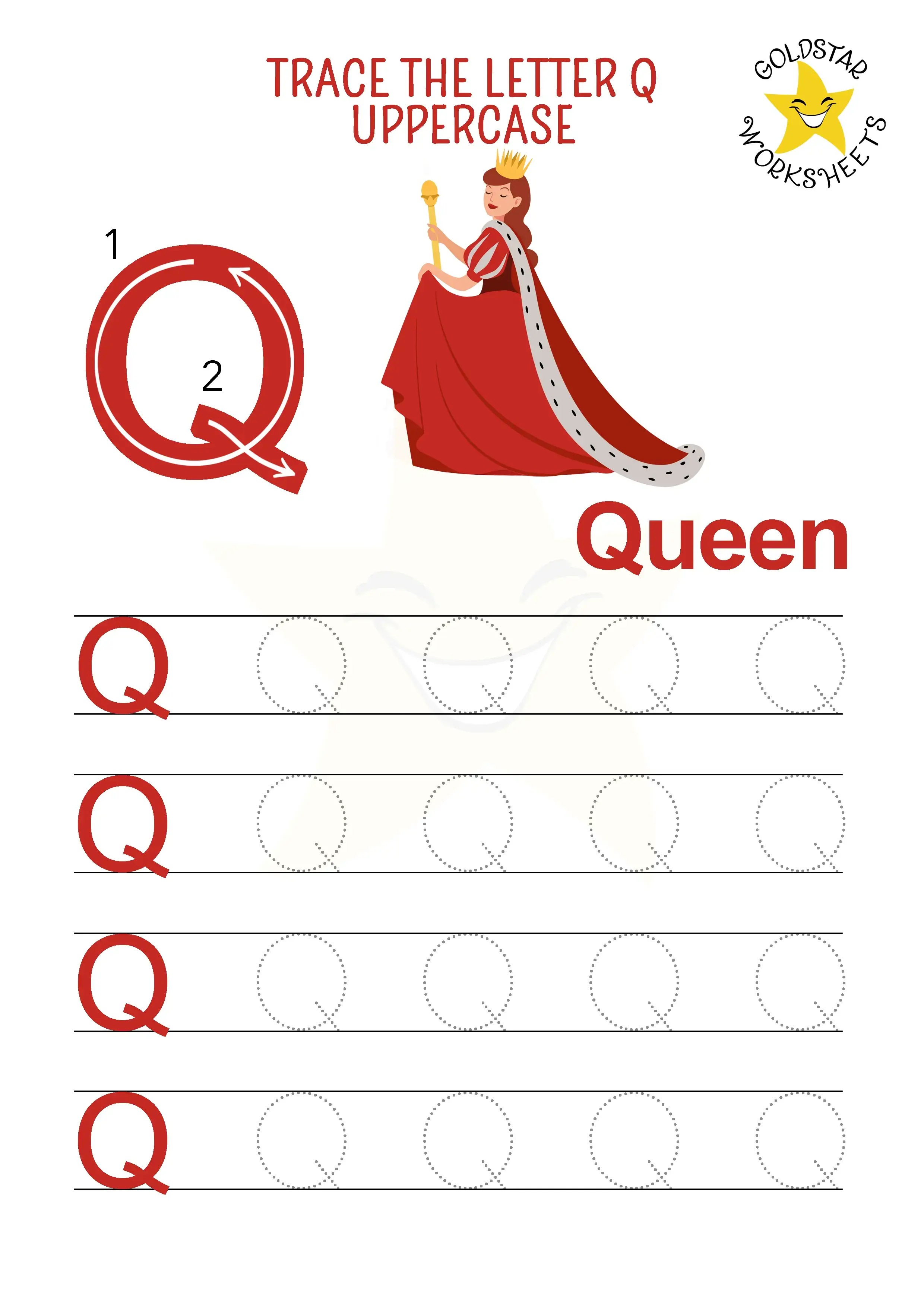 Free Uppercase Letter Tracing Worksheets - Fun & Educational A-Z Pages