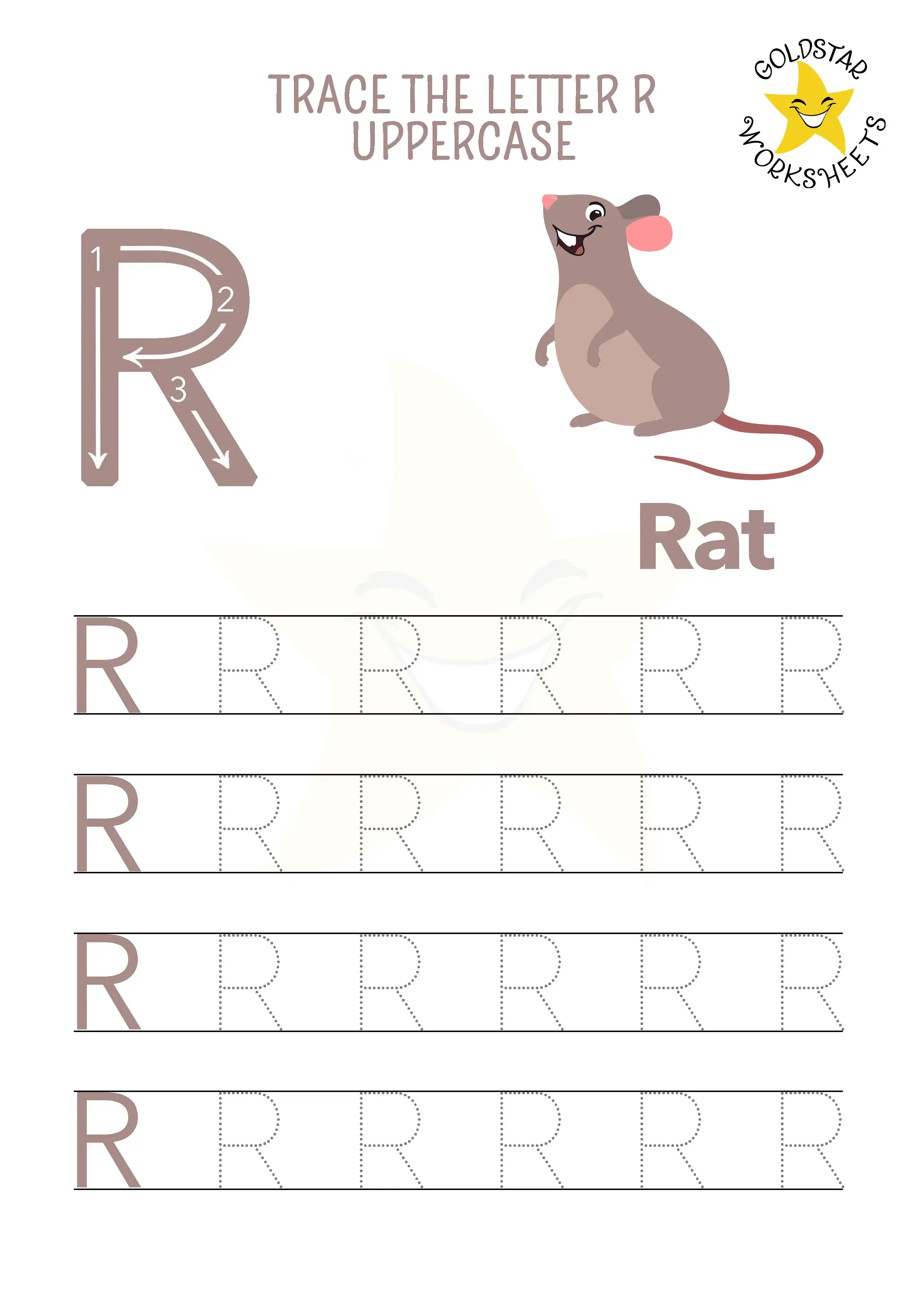 Free Uppercase Letter Tracing Worksheets - Fun & Educational A-Z Pages