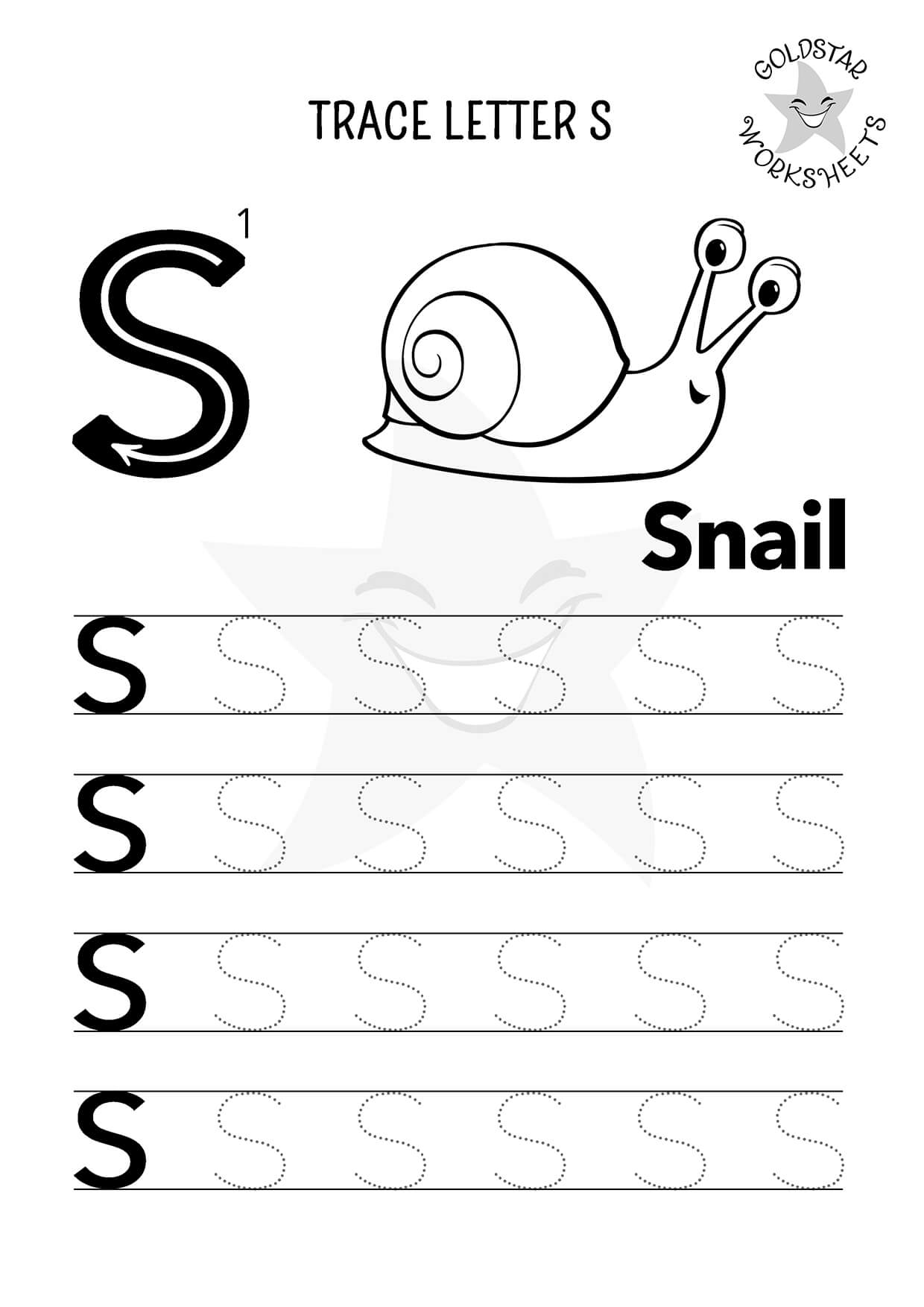 Worksheet For Letter S