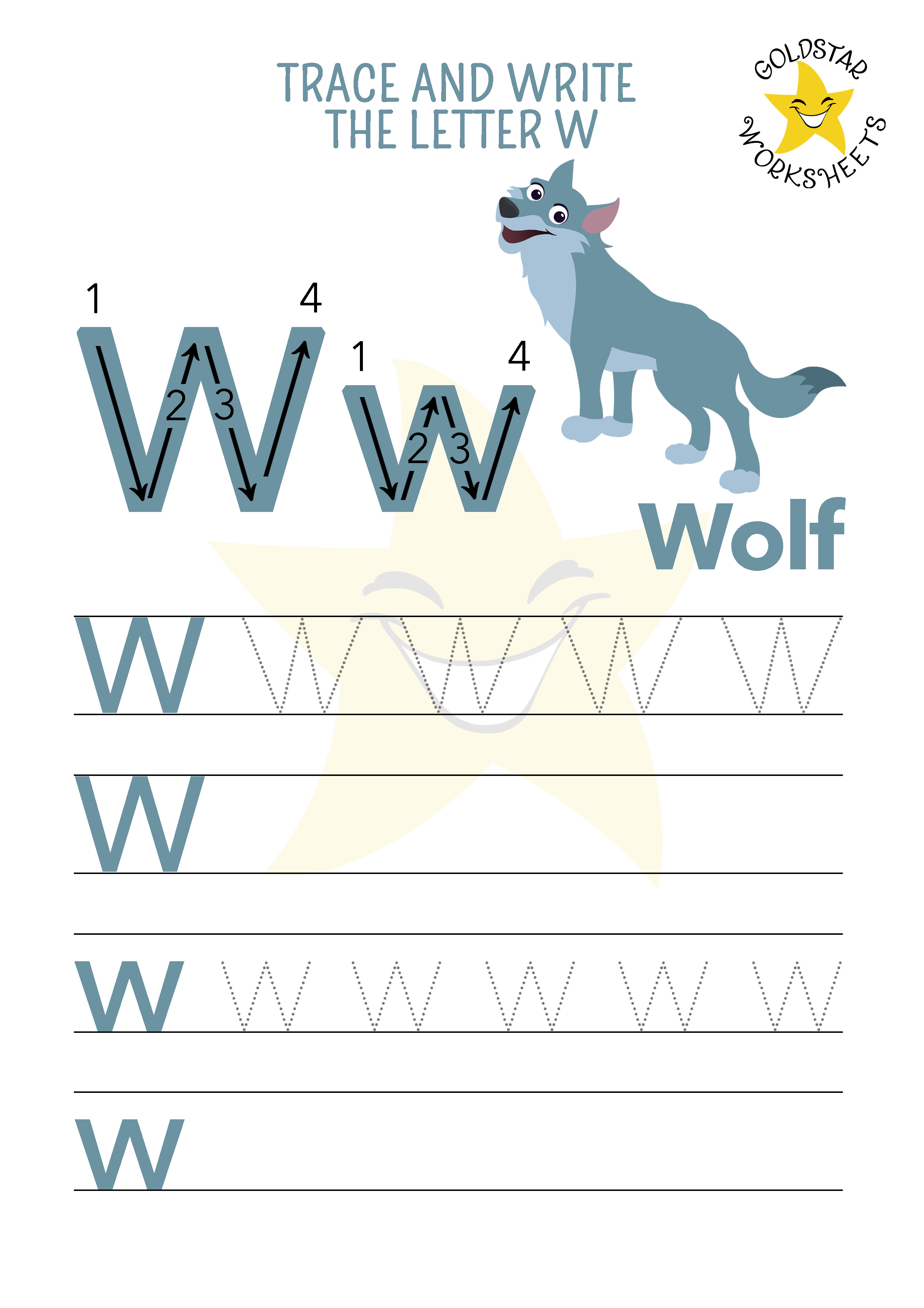 Letter W Template Free Printable Pdf - Infoupdate.org