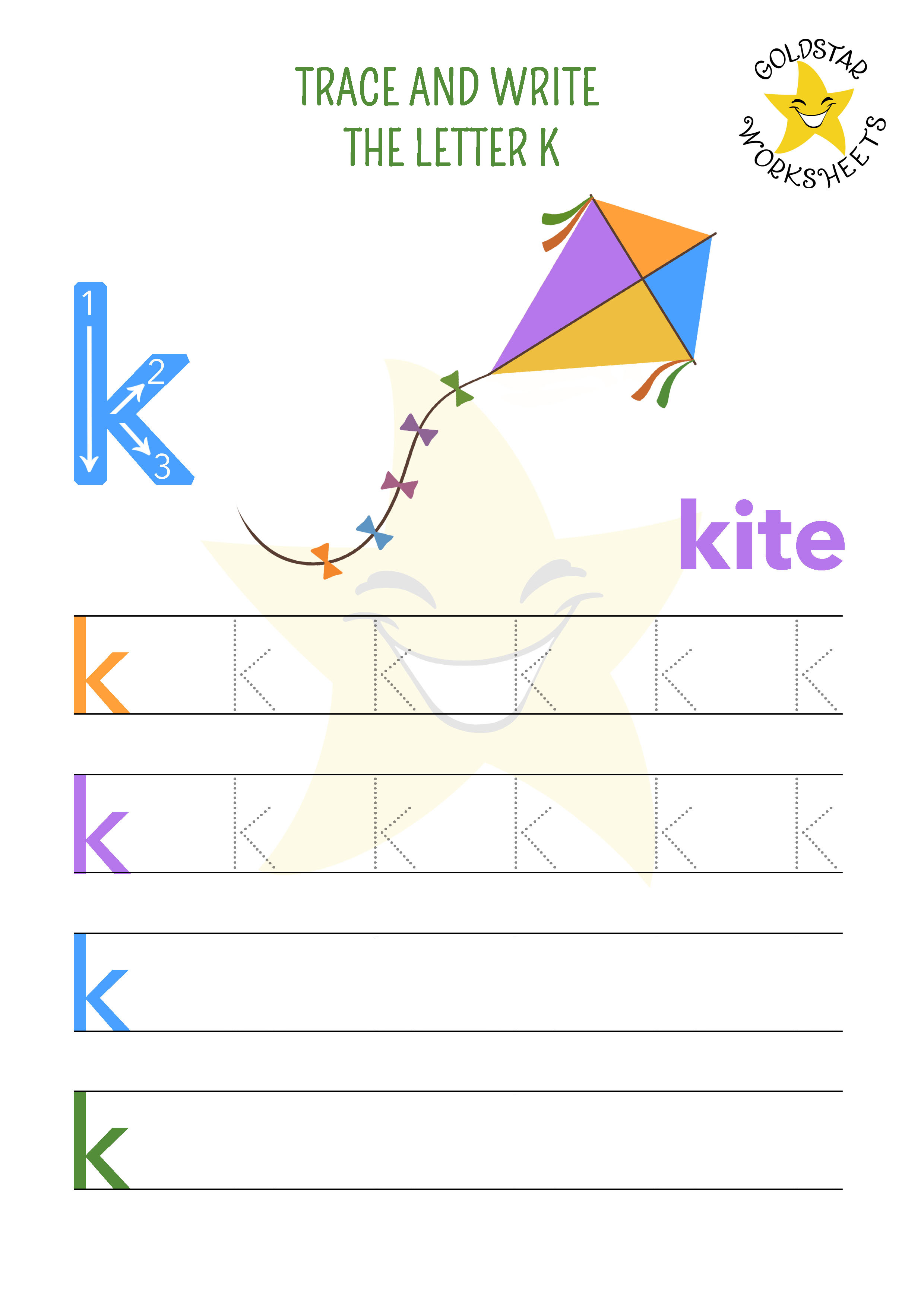 Free Letter K Tracing Worksheets – Kangaroo, Koala & More!